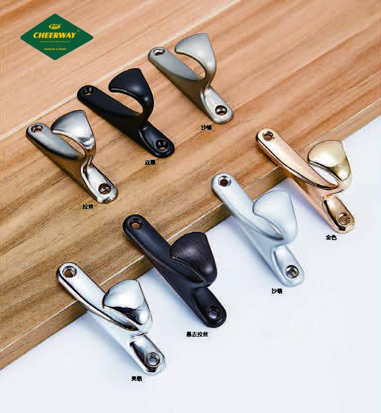 Simple zinc alloy hook, factory direct.,Hook