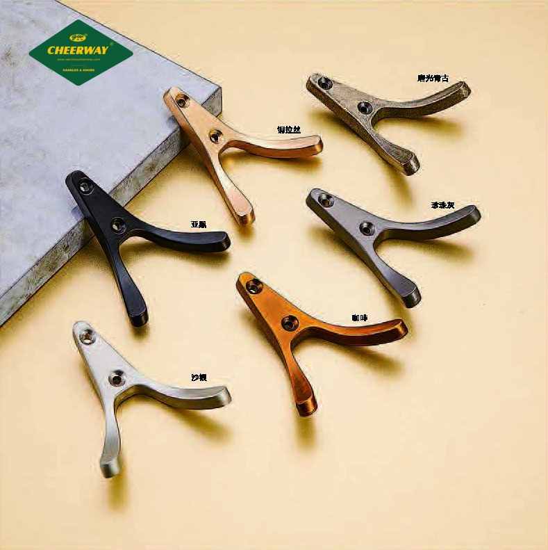 New zinc alloy hook, simple and beautiful European style hook.,Hook